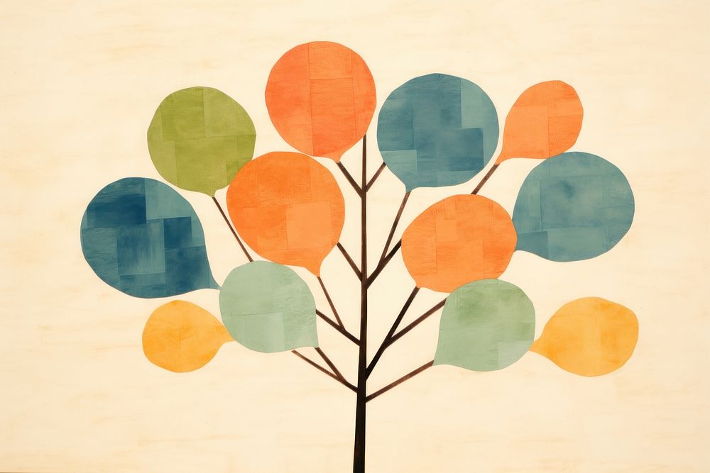 Tree art painting wall. AI | Free Photo Illustration - rawpixel