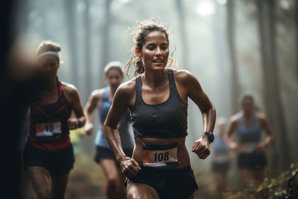 Trail running competition jogging. AI | Free Photo - rawpixel