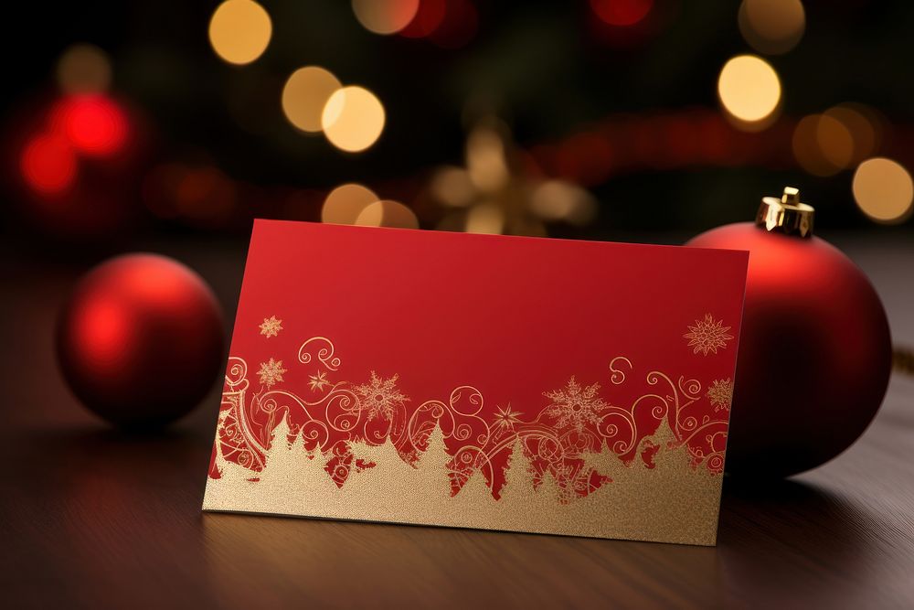 Cards christmas holiday illuminated. | Free Photo - rawpixel