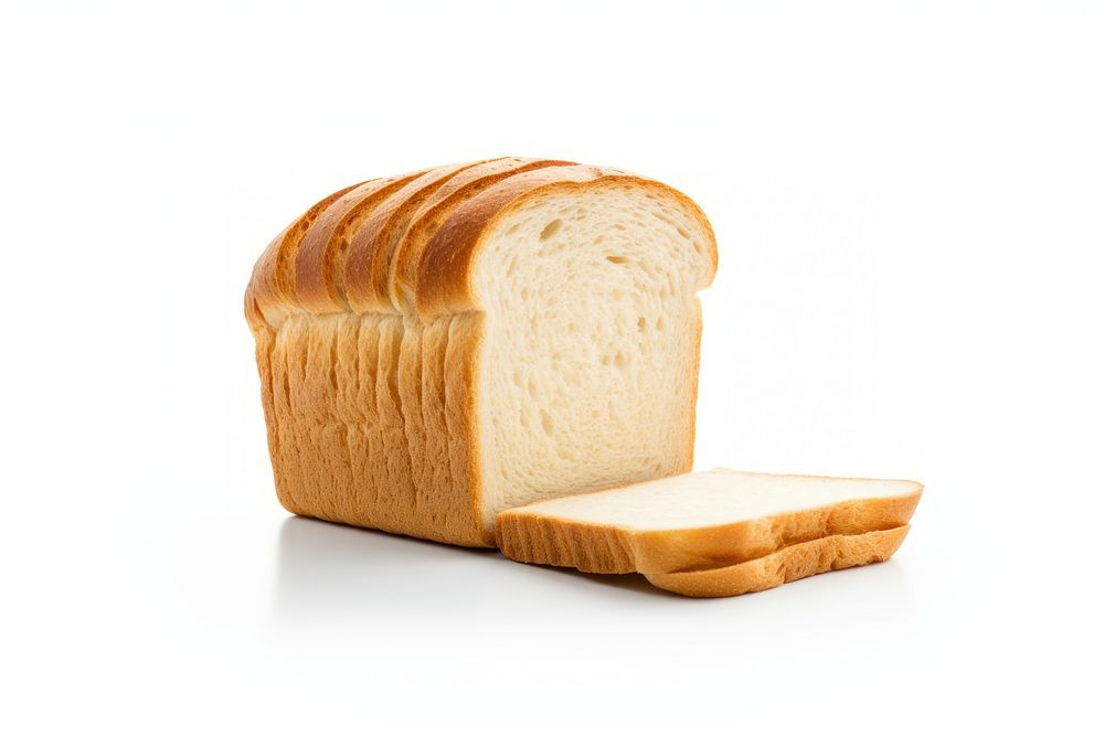 White bread food white background | Free Photo - rawpixel