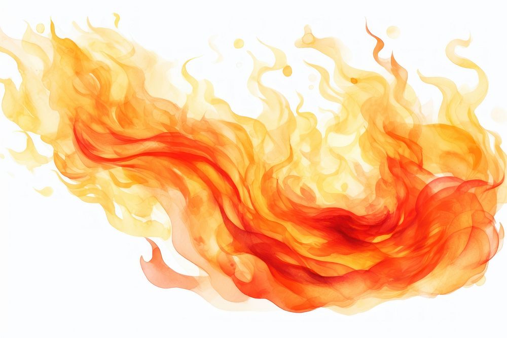 Fire backgrounds white background creativity. | Free Photo Illustration ...