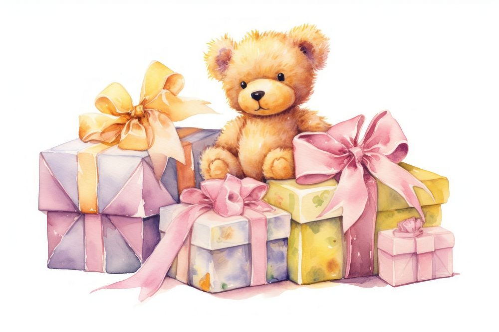 Toy wrapped ribbon gift. AI | Premium Photo Illustration - rawpixel