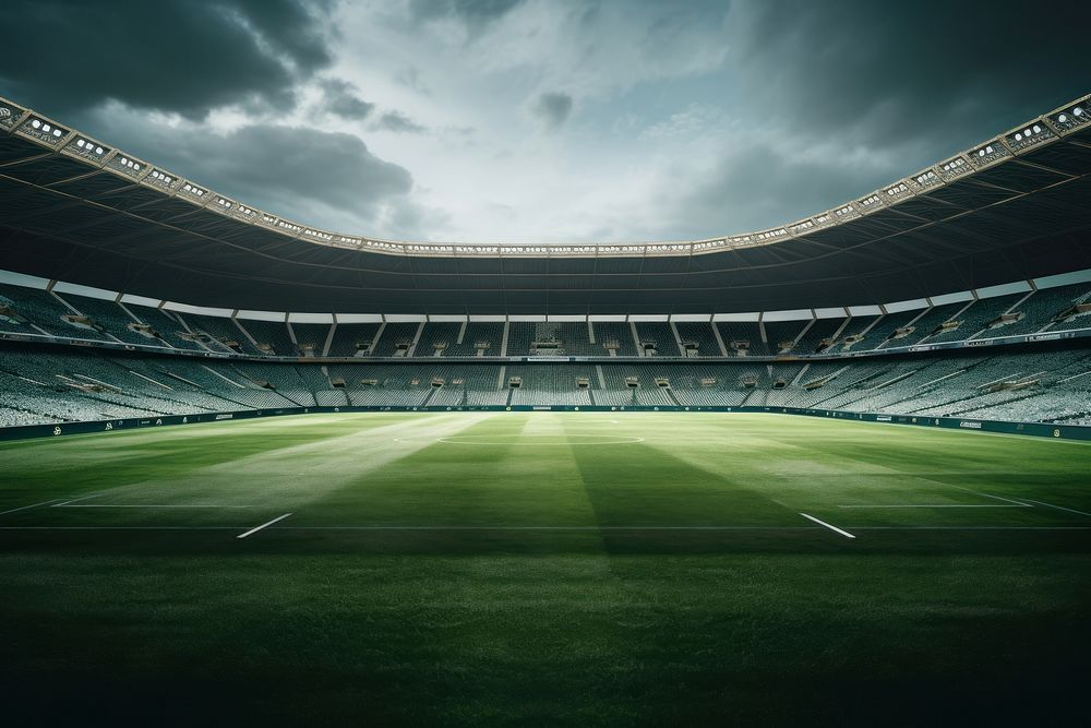 Empty sports stadium football architecture | Premium Photo - rawpixel