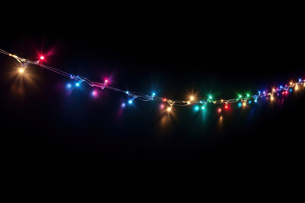 Christmas light line lighting night | Free Photo - rawpixel