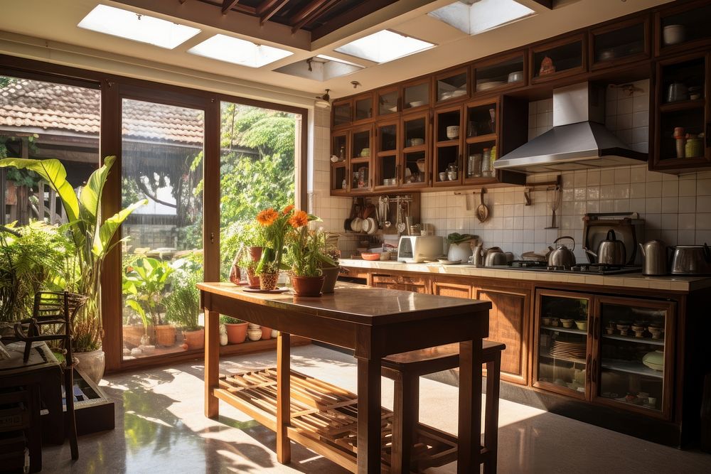 Thai style kitchen house architecture | Premium Photo - rawpixel