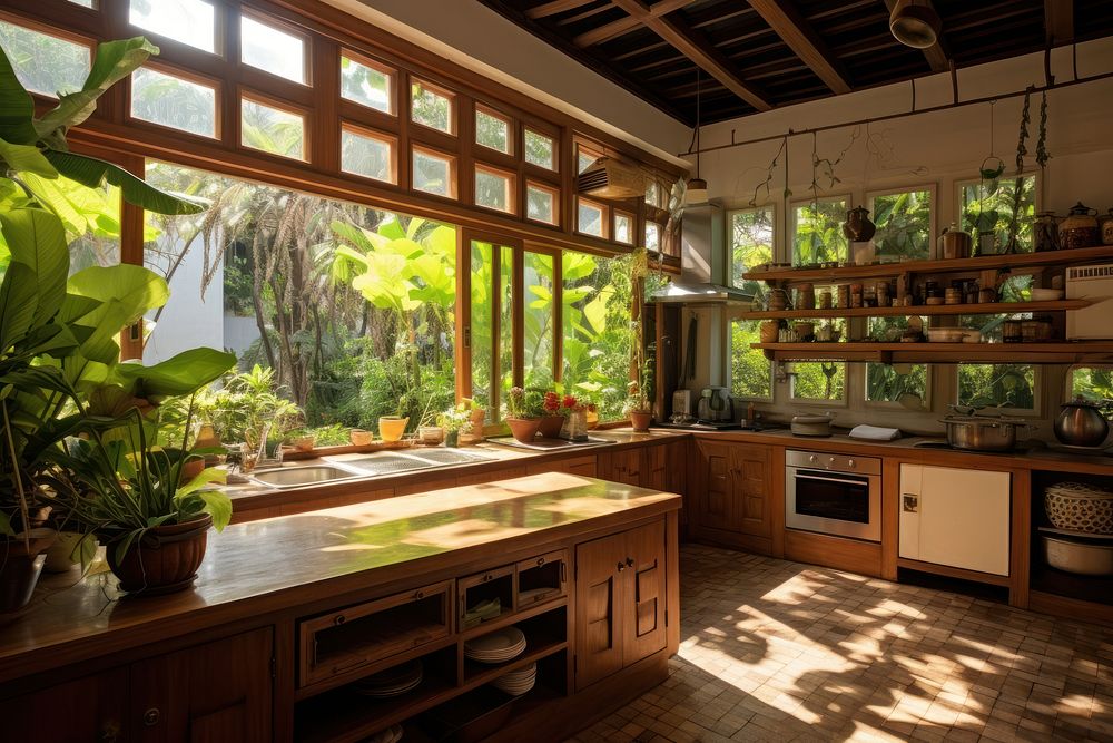 Thai style kitchen house plant | Premium Photo - rawpixel