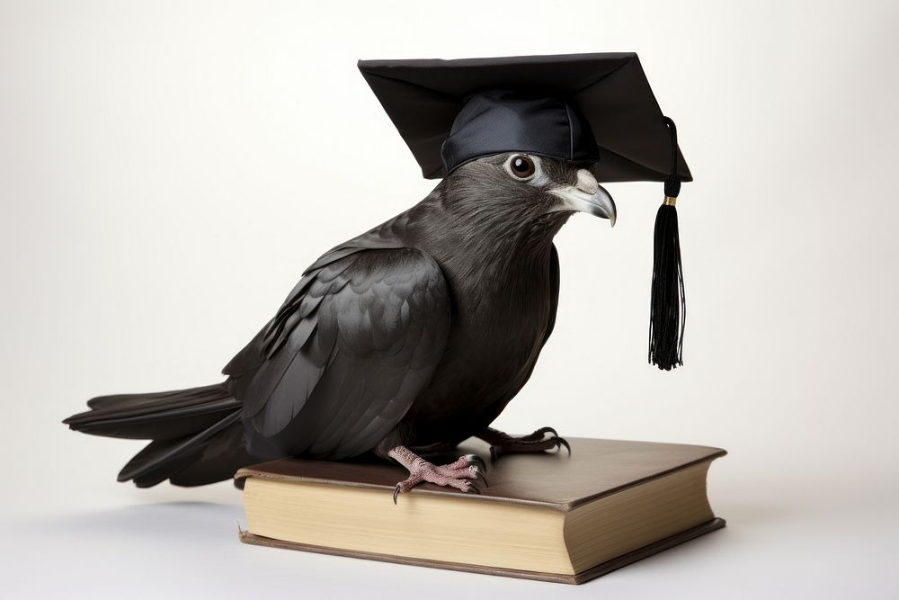 Graduation animal bird beak. AI | Free Photo - rawpixel
