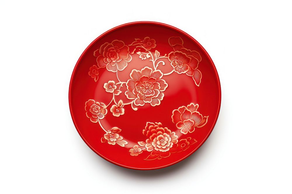 Traditional Chinese dish porcelain plate | Free Photo - rawpixel