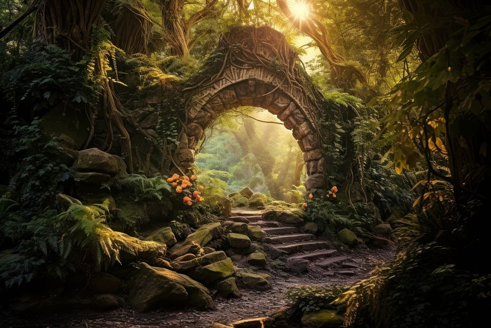 Enchanted fairy forest land landscape | Free Photo - rawpixel