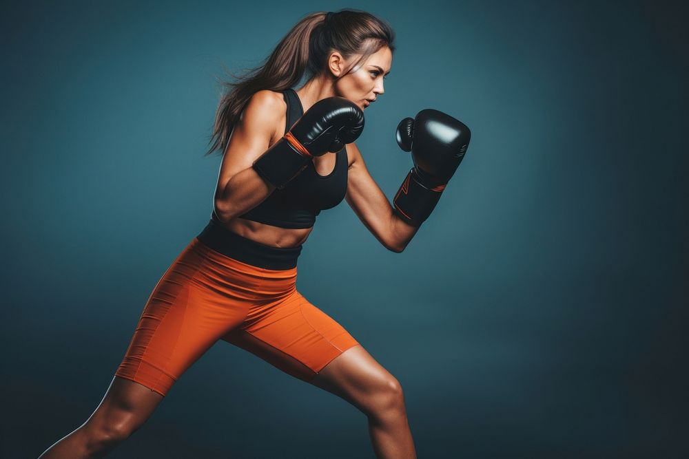 Kick boxing athlete punching sports | Free Photo - rawpixel