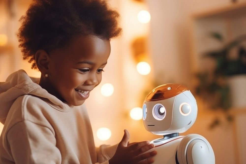 Technology representation celebration portrait. AI | Premium Photo ...