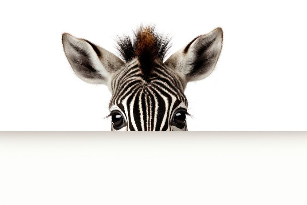 Zebra wildlife peeking animal. | Free Photo - rawpixel