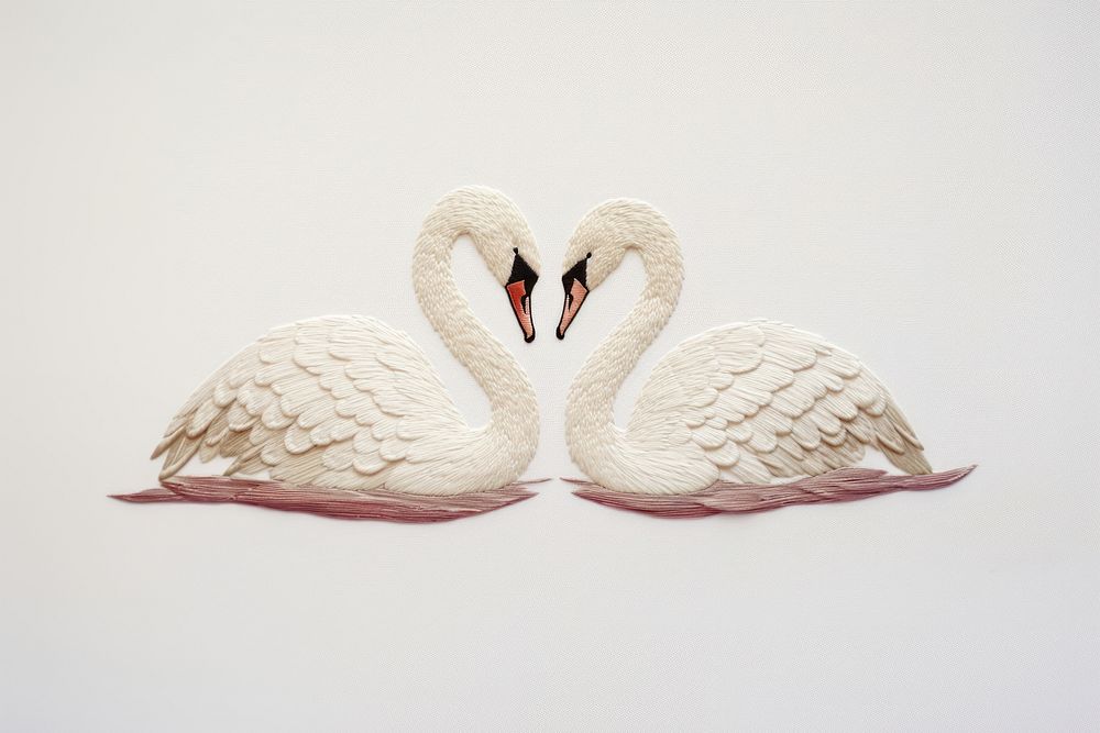 2 lover swan animal white | Free Photo - rawpixel