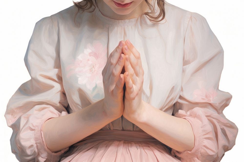 Claps hands gesture white background | Free Photo Illustration - rawpixel