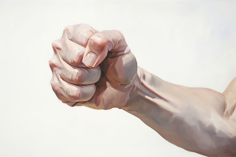 Fighting hand gesture finger strength | Free Photo Illustration - rawpixel