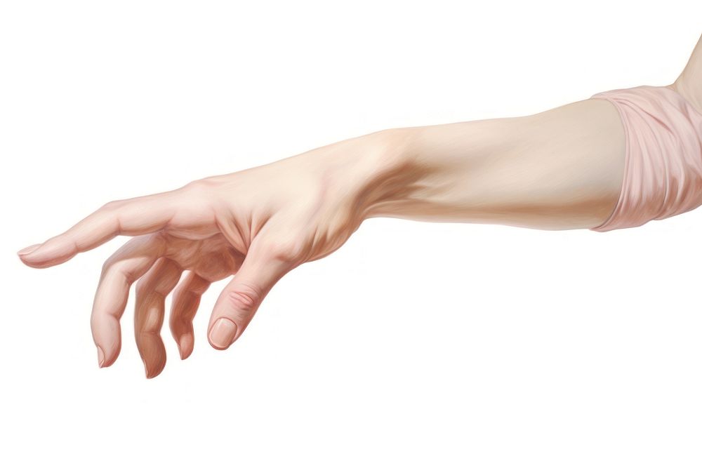 Dancing hand finger white background | Premium Photo Illustration ...