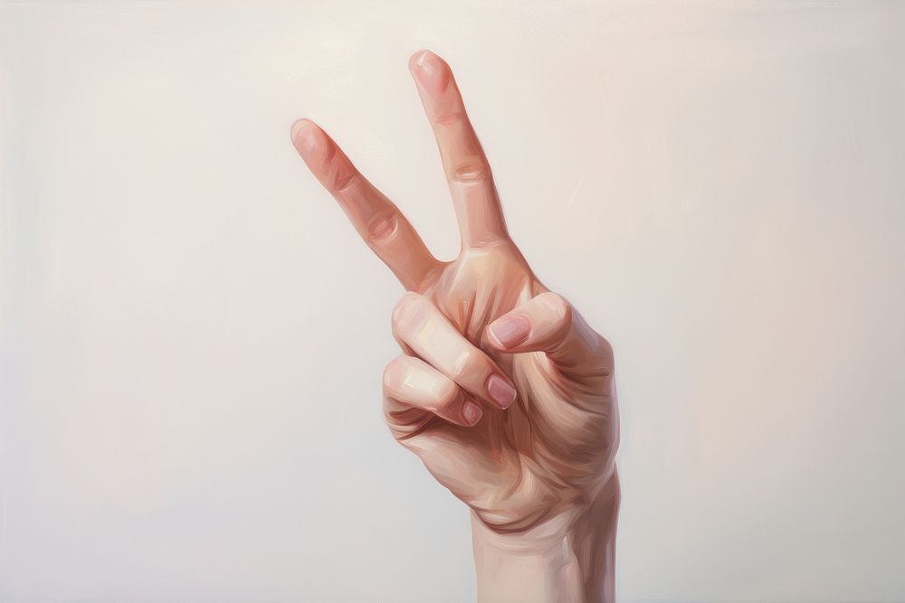 Hand sign finger gesturing showing. | Premium Photo Illustration - rawpixel