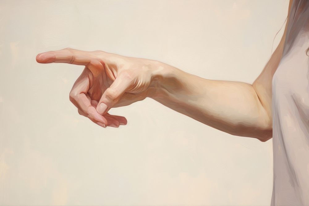 Pointing hand finger gesturing handshake. | Premium Photo Illustration ...