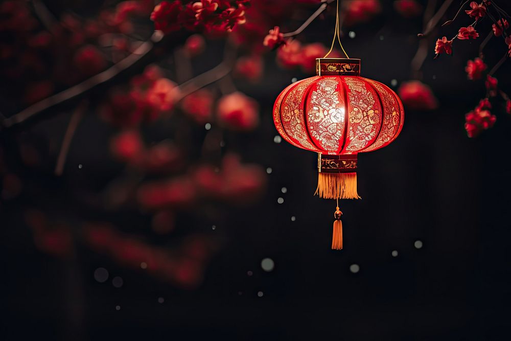 Red lantern festival night chinese | Premium Photo - rawpixel