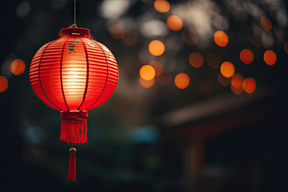 Red lantern festival night chinese | Premium Photo - rawpixel