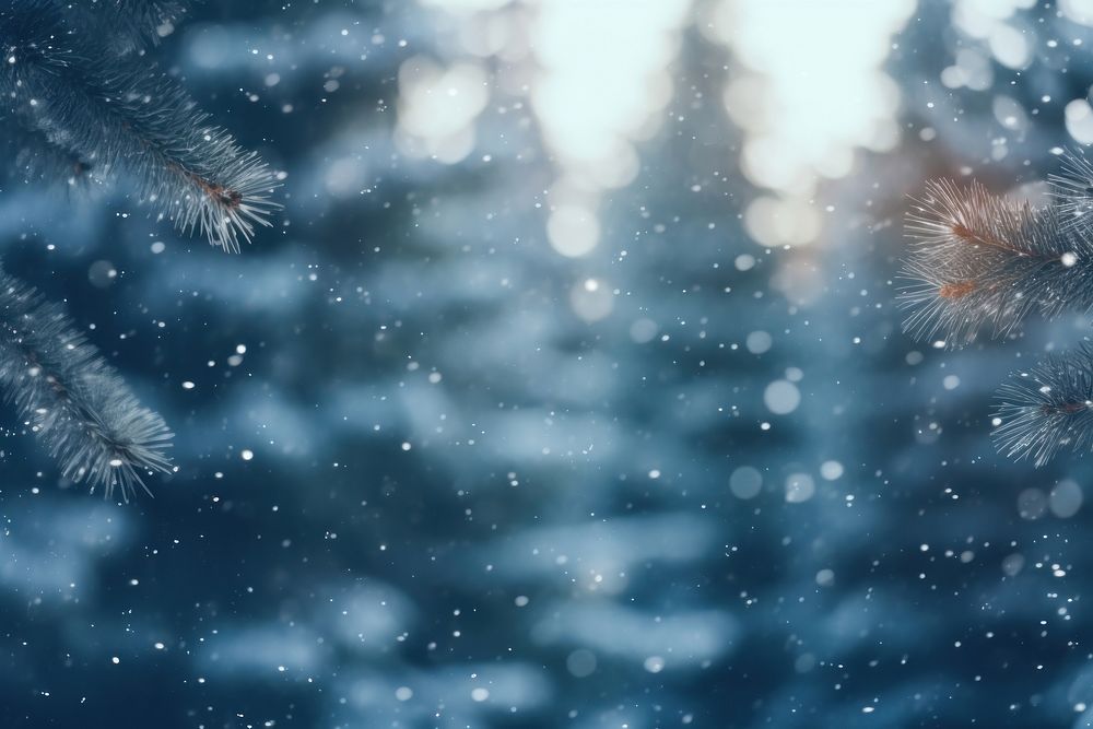 Snow tree backgrounds outdoors. AI | Free Photo - rawpixel