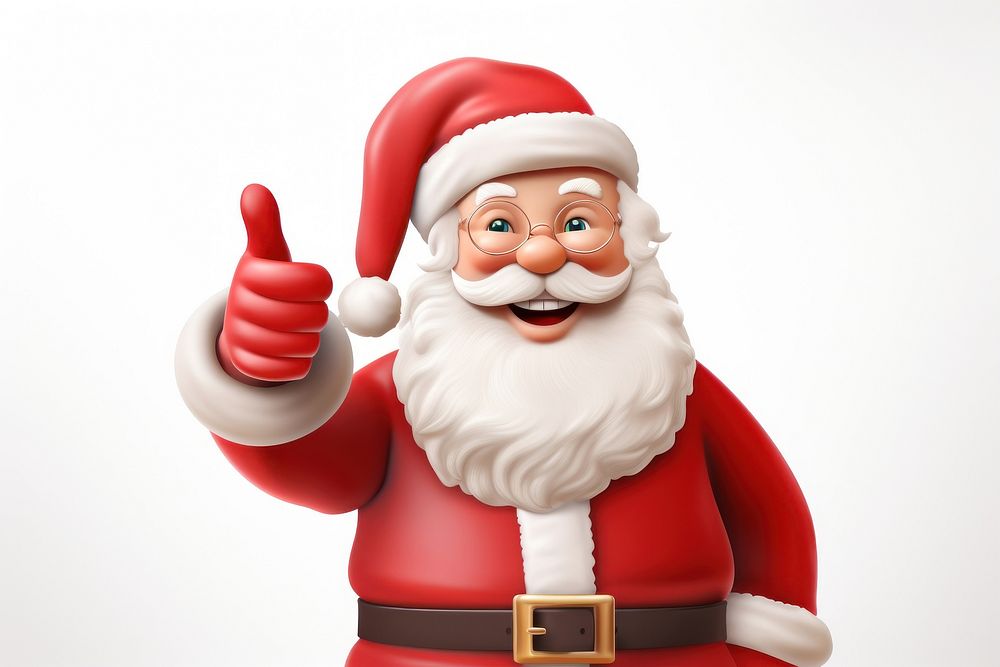 Santa Claus Christmas christmas pointing | Premium Photo Illustration ...