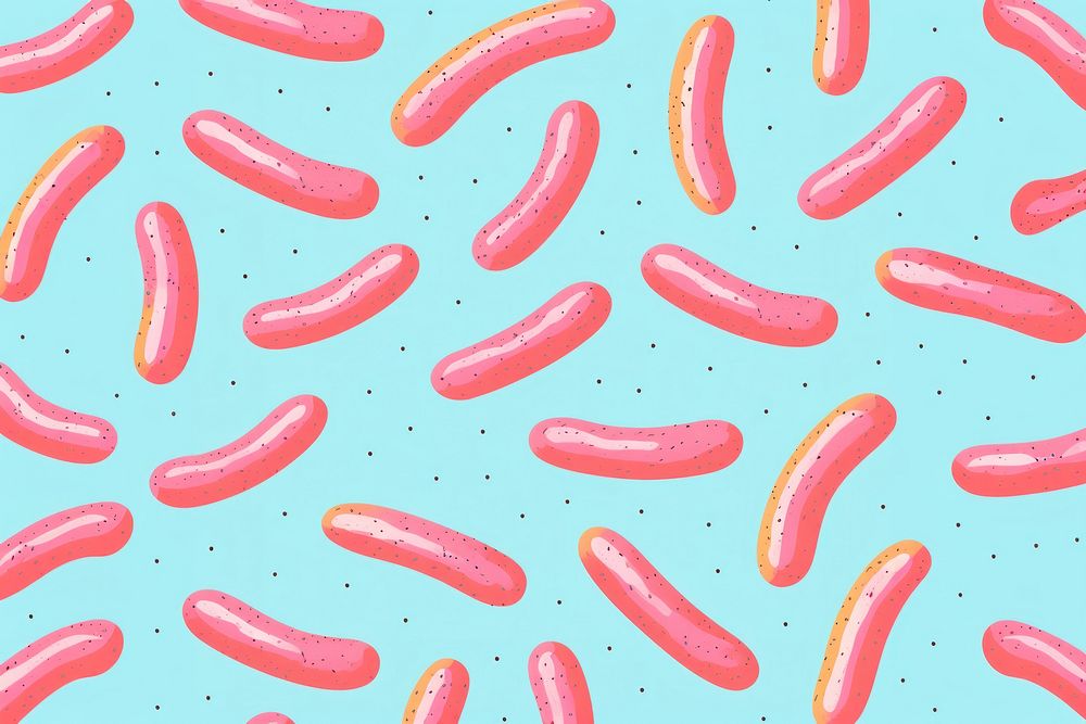Sausage backgrounds pattern food. AI | Premium Photo Illustration ...