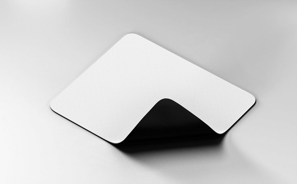 White mousepad blank design space | Premium Photo - rawpixel
