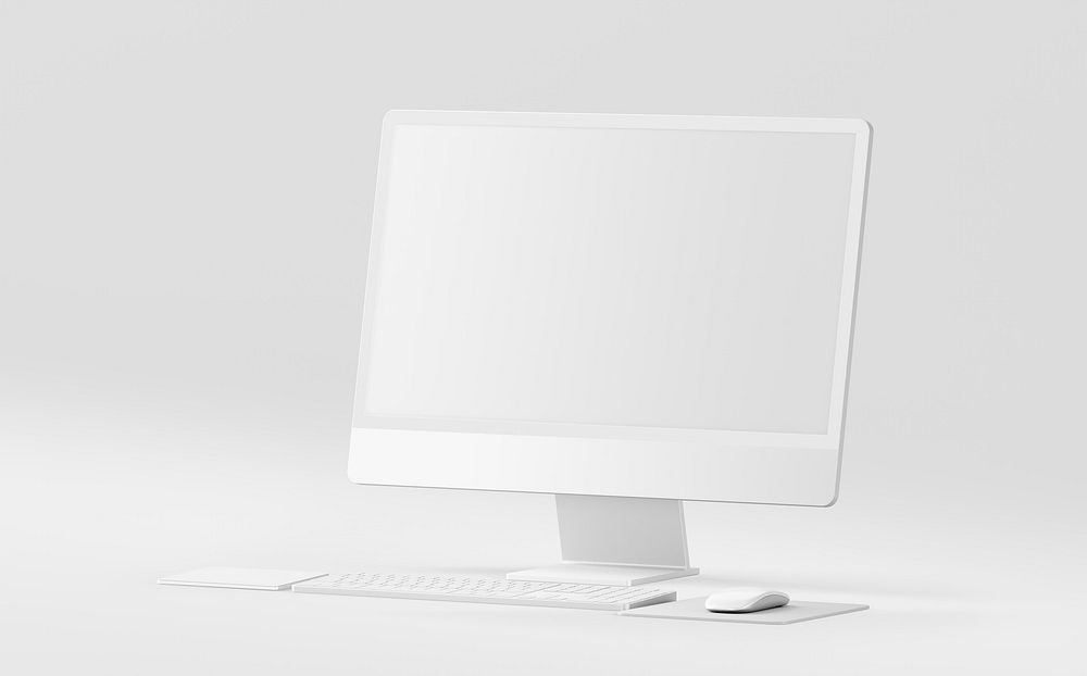 Blank computer screen, digital display | Premium Photo - rawpixel