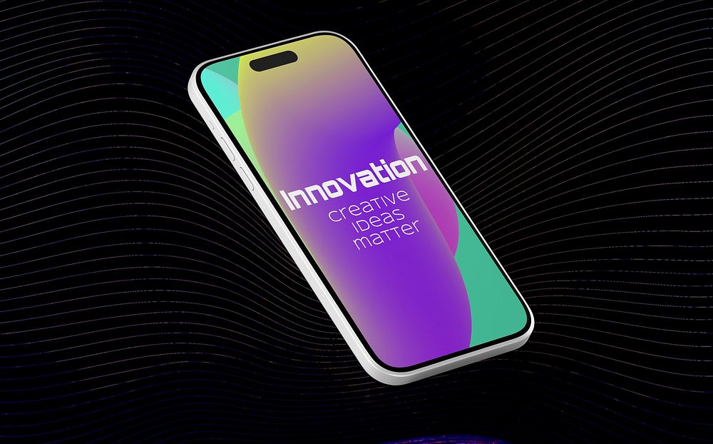 Mobile phone screen mockup psd | Premium PSD Mockup - rawpixel