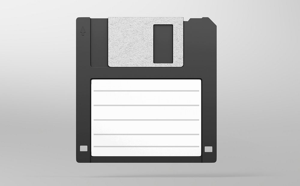 Black floppy disk, product design | Premium Photo - rawpixel