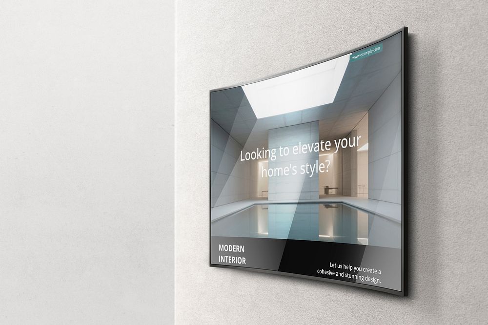 Smart TV screen mockup psd | Premium PSD Mockup - rawpixel