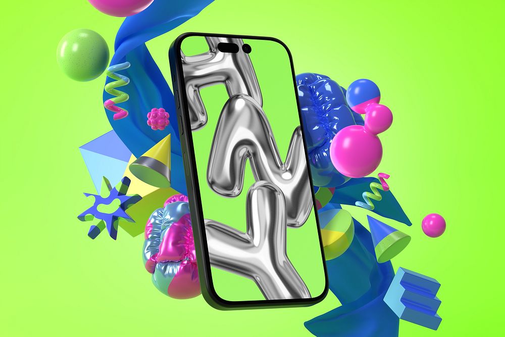 Floating mobile phone, digital device | Premium Photo - rawpixel