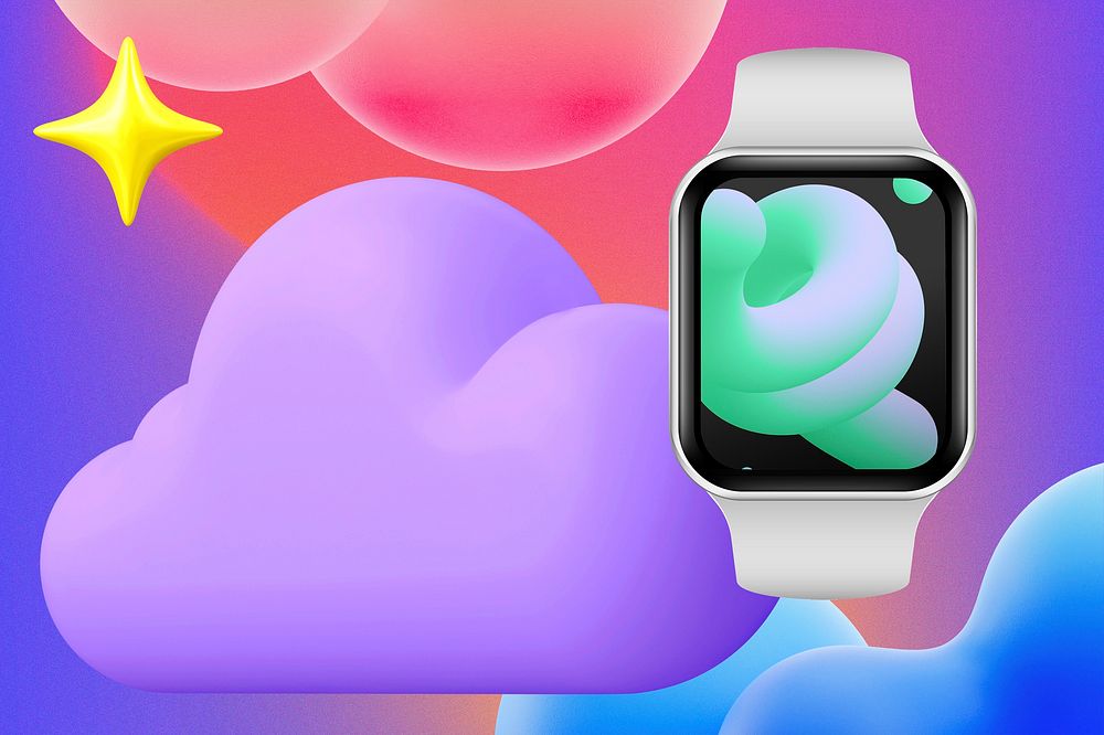 Smartwatch display mockup, digital device | Premium PSD Mockup - rawpixel