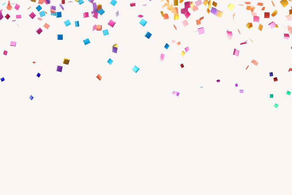 Colorful confetti effect | Free Photo Illustration - rawpixel