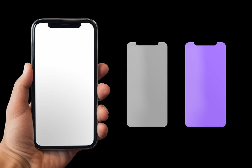 Smartphone screen displays, design resource | Premium Photo - rawpixel