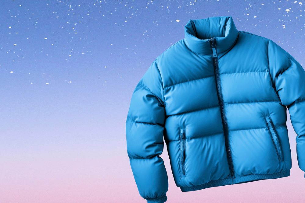 Winter jacket mockup, fashion psd | Premium PSD Mockup - rawpixel