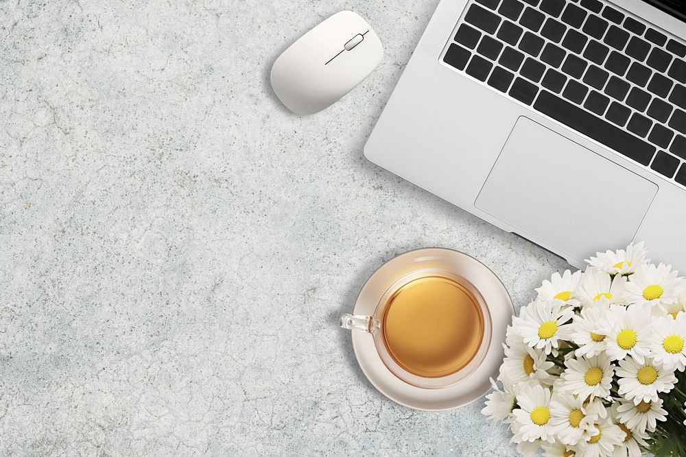 Laptop workstation aesthetic remix | Premium Photo - rawpixel