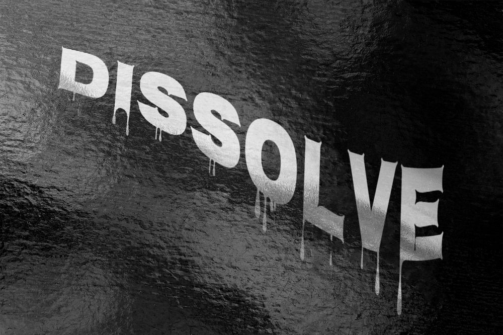 Dissolve typography abstract background | Premium Photo Illustration ...