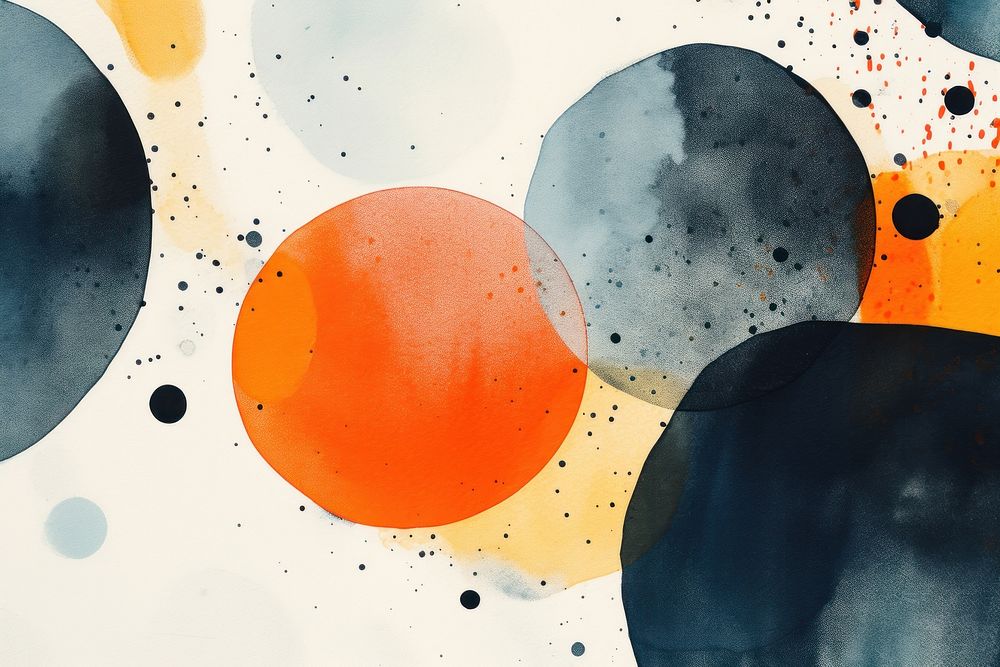 Circles backgrounds abstract painting. AI | Free Photo Illustration ...