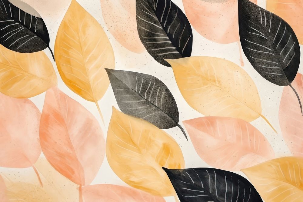 Minimal leaves backgrounds pattern plant. | Free Photo Illustration ...