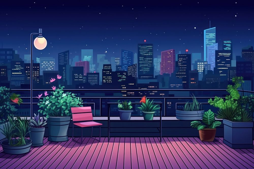 Building night architecture cityscape. | Free Photo Illustration - rawpixel