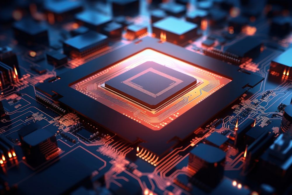 Artificial intelligence computer computer chip | Premium Photo - rawpixel