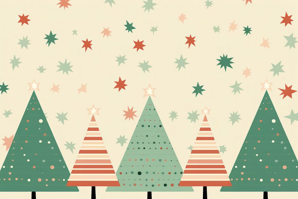 Cute christmas tree wallpaper pattern | Free Photo Illustration - rawpixel