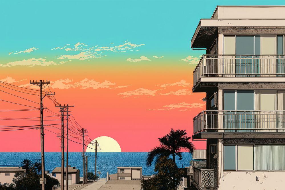 japanese home city architecture building. | Free Photo Illustration ...