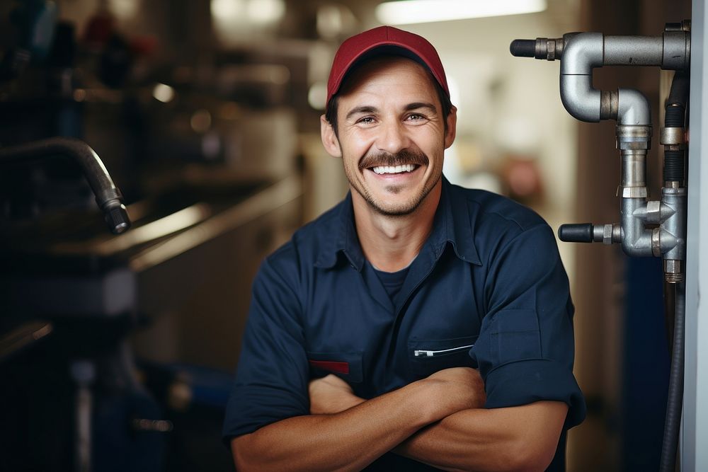 Plumber smiling adult smile male | Free Photo - rawpixel