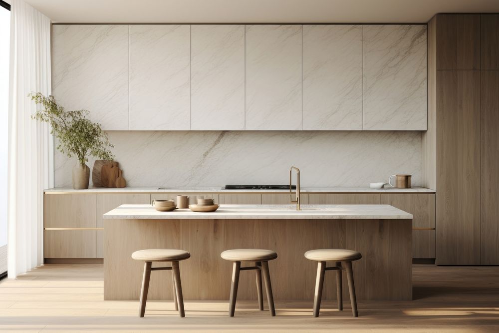 Modern kitchen countertop furniture cabinet. | Free Photo - rawpixel