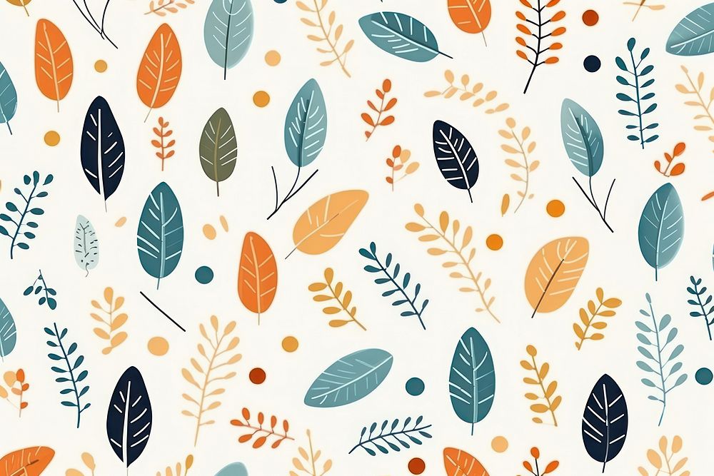 Leaf pattern backgrounds wallpaper. | Free Photo Illustration - rawpixel