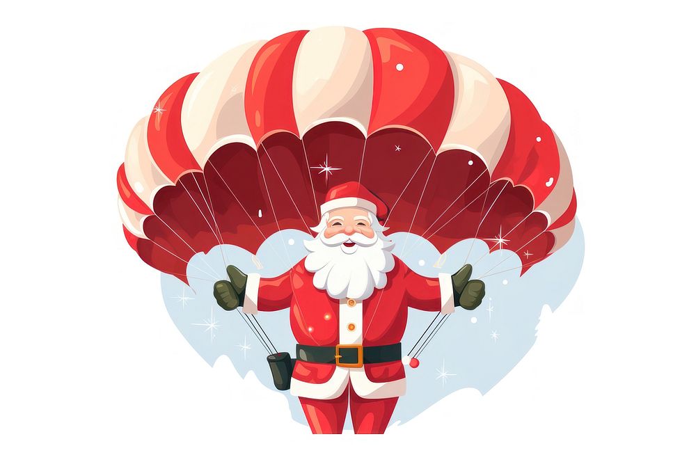 Santa Claus Parachute christmas parachute | Free Photo Illustration ...