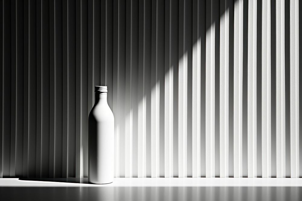 White bottle shadow light glass | Free Photo - rawpixel